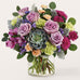 Botanical Dream Bouquet – green, lavender, purple flower arrangement ...